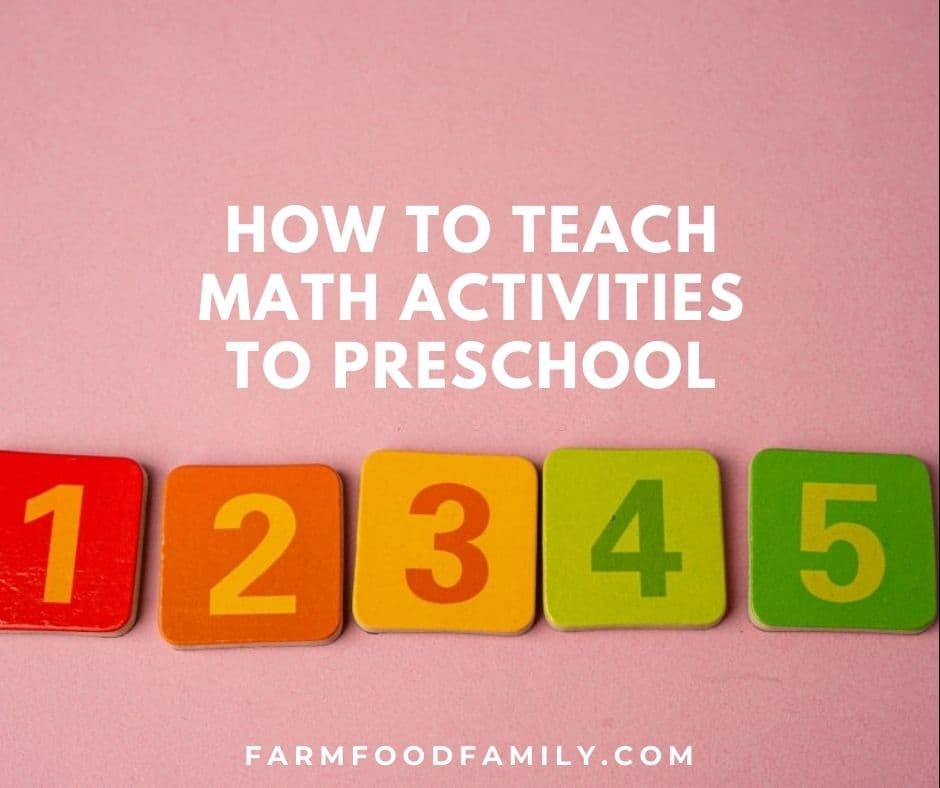 How To Teach Math Activities To Preschool FarmFoodFamily