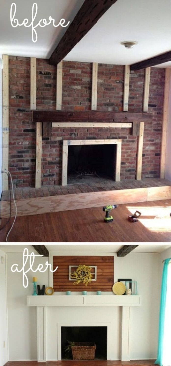 33+ Best Fireplace Remodel Ideas (Before and After) On A Budget In 2024