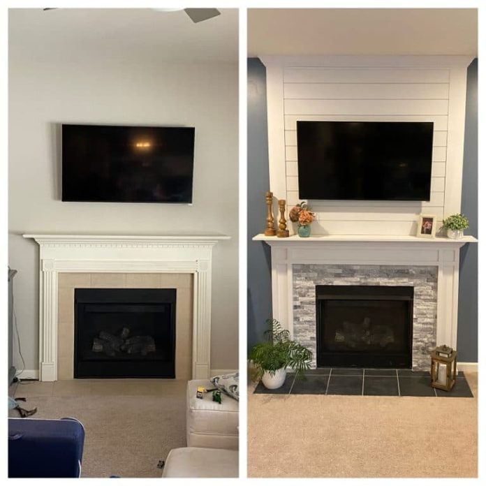 33+ Best Fireplace Remodel Ideas (Before and After) On A Budget In 2024