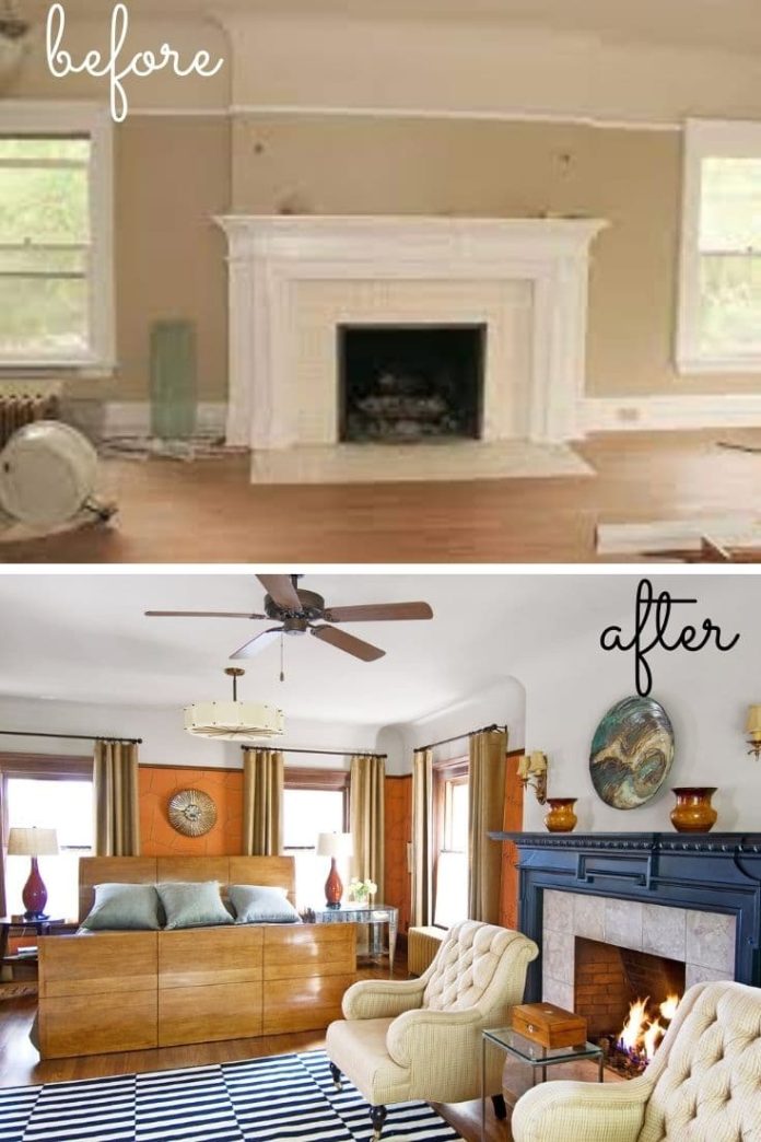 33+ Best Fireplace Remodel Ideas (Before and After) On A Budget In 2024