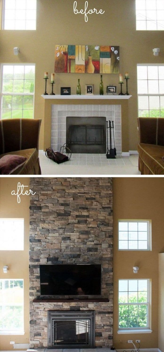 33+ Best Fireplace Remodel Ideas (Before and After) On A Budget In 2024