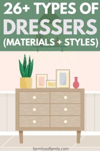 26+ Different Types Of Dressers: Materials & Styles (Buying Guide)