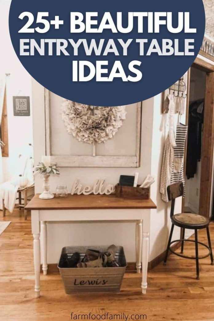 25+ Elegant Entryway Table Decor Ideas and Designs (With Pictures)