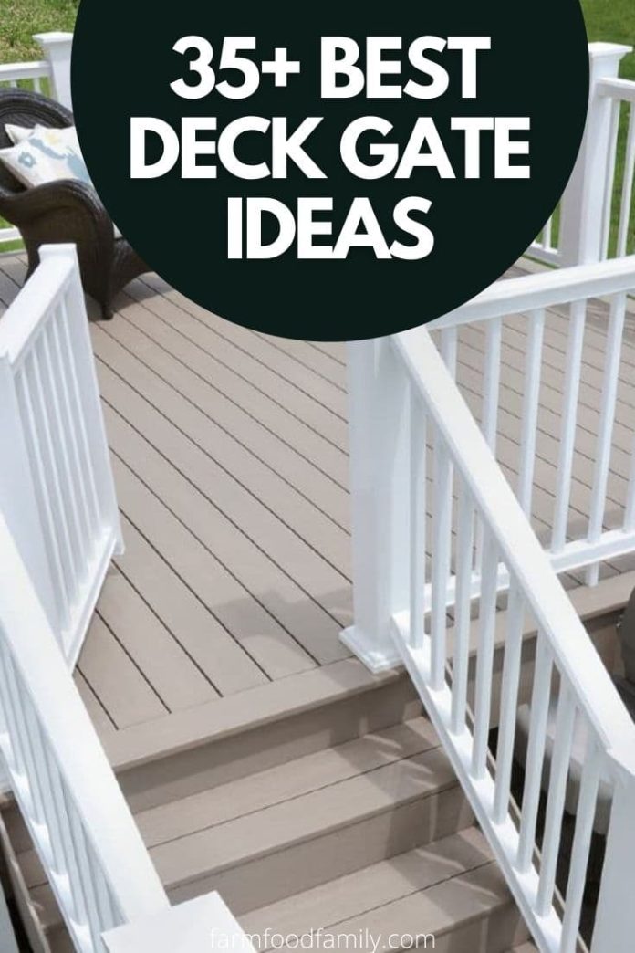 35+ Best DIY Deck Gate Ideas and Designs (With Pictures) For 2024
