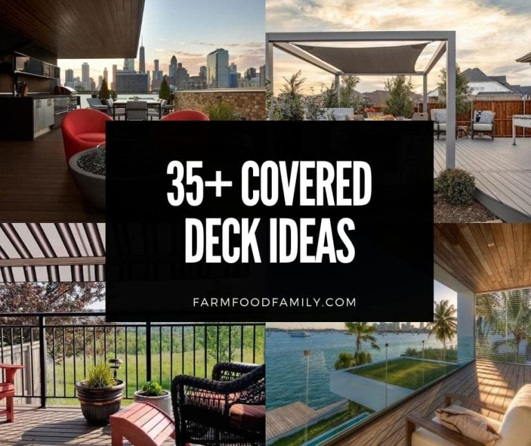35+ Simple Covered Deck Ideas and Designs On a Budget (Photos)