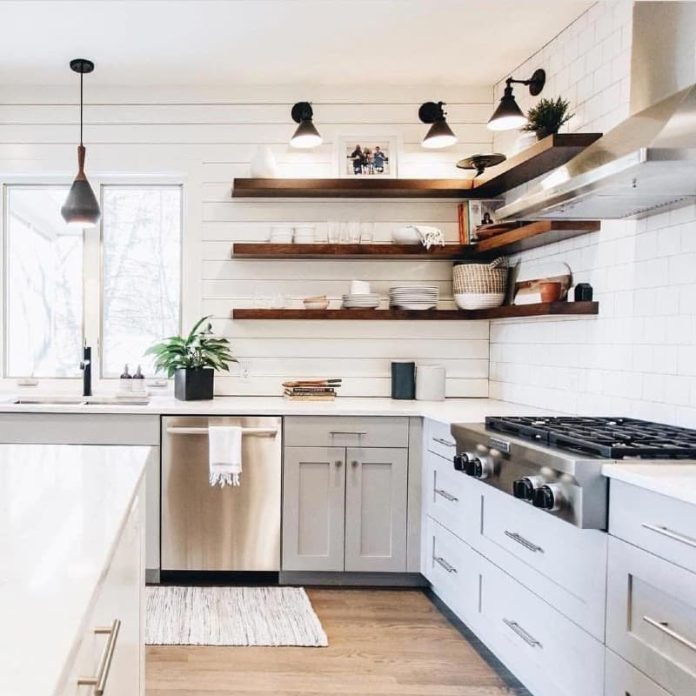 35+ Clever Open Kitchen Shelving Ideas To Maximize Your Storage Space