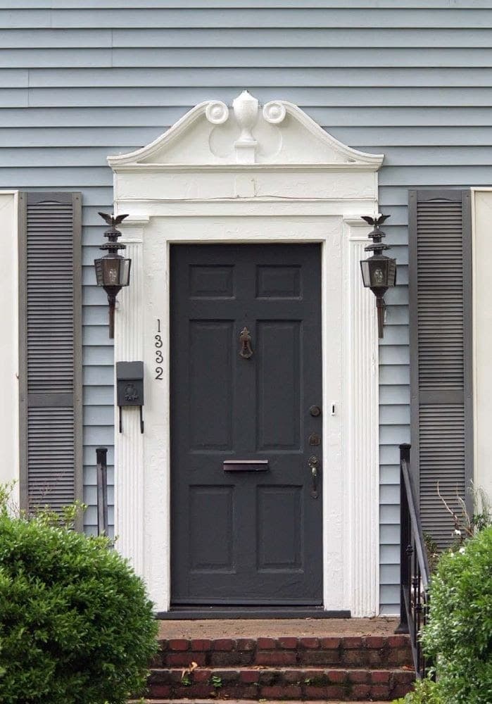 25+ Best Front Door Colors For A Blue House (Ideas and Designs)