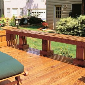 35+ Best Deck Bench Ideas and Designs (With Pictures) For 2024