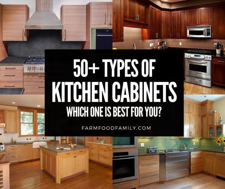 50 Different Types Of Kitchen Cabinets: Materials, Styles, Grades (Photos)