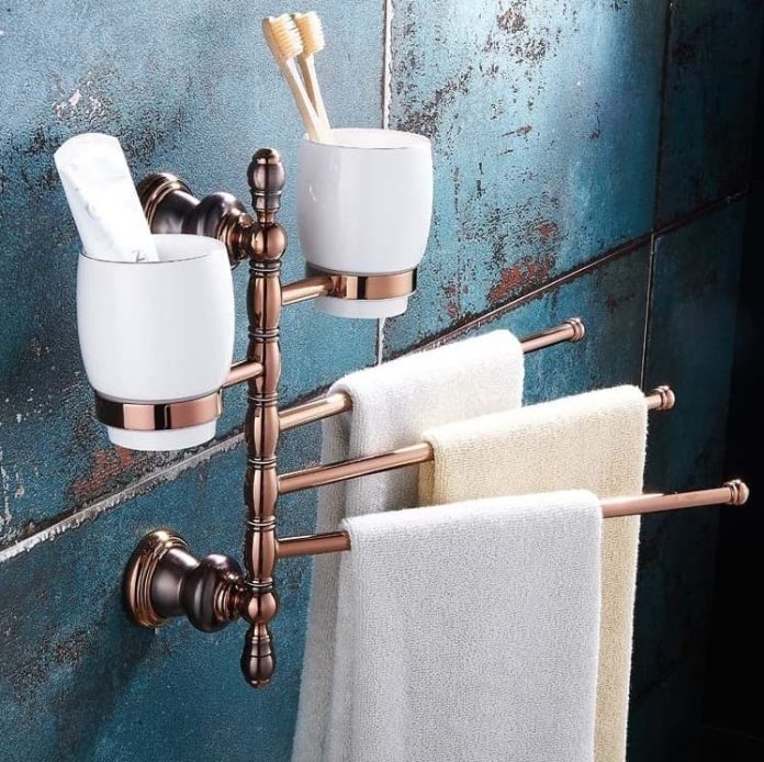 35+ Creative DIY Bathroom Towel Rack Ideas and Designs (Photos)