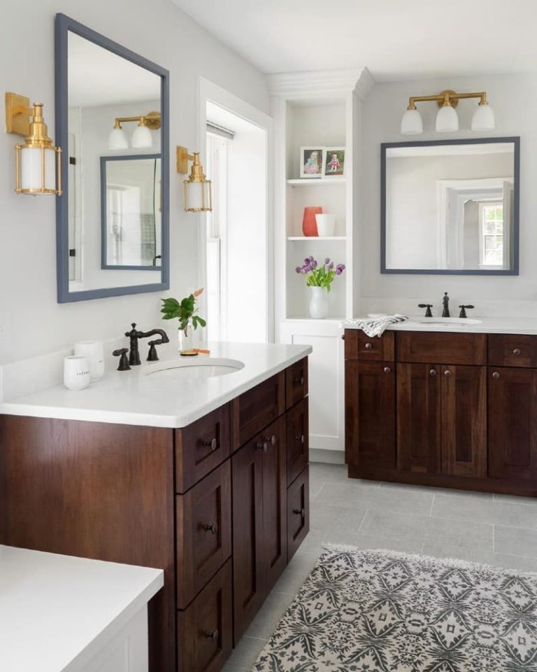 25+ Best Bathroom Cabinet Paint Colors (Ideas and Designs)
