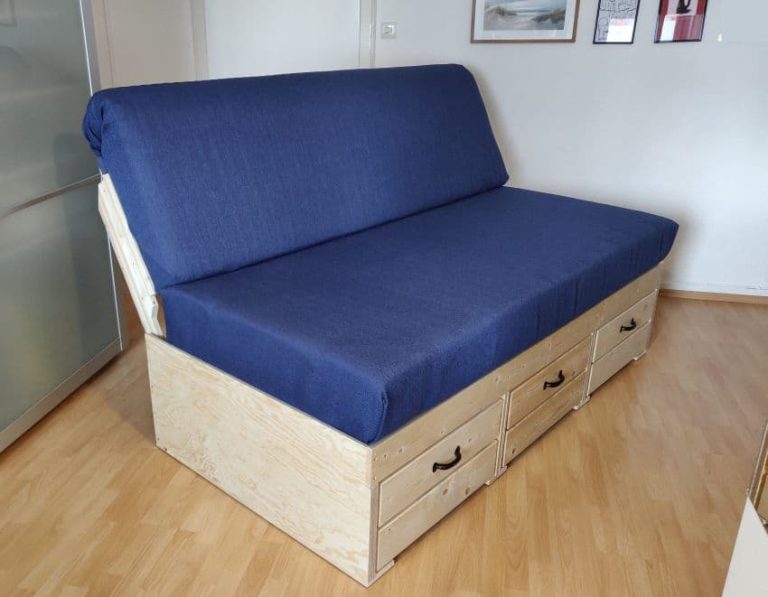 35+ Easy and Creative DIY Couch Ideas and Plans (Photos)