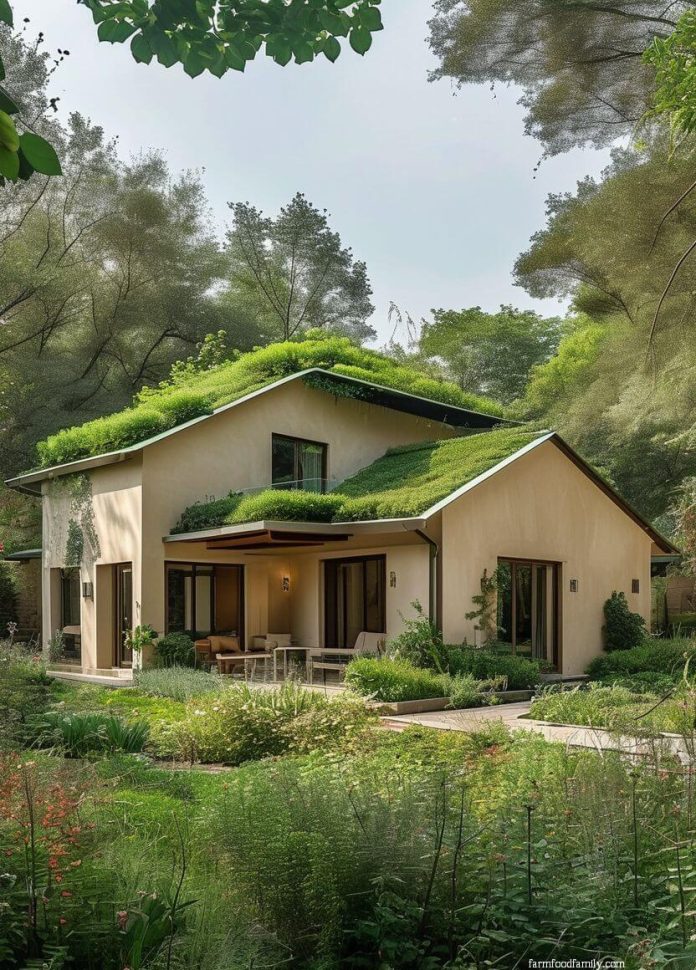 What Color House Goes With A Green Roof? (17 Ideas) - FarmFoodFamily