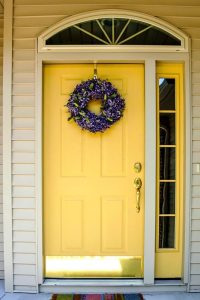 45 Best Front Door Colors For A Yellow House (Ideas and Designs)