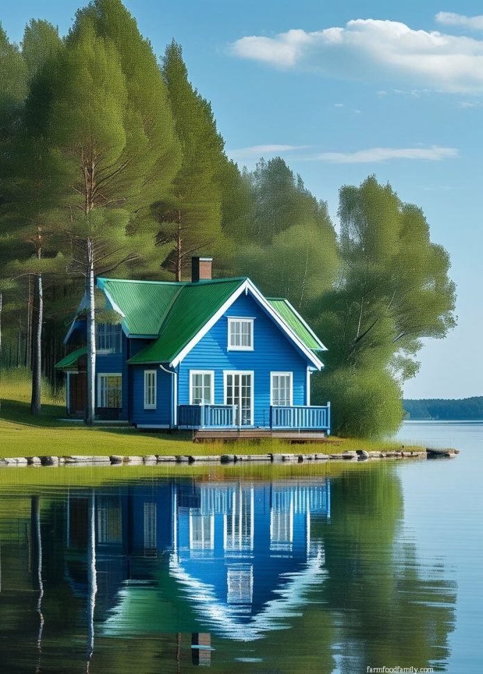 What Color House Goes With A Green Roof? (17 Ideas) - FarmFoodFamily