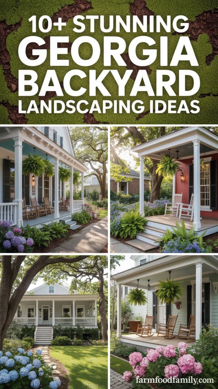 10 Jaw-Dropping Georgia Landscaping Ideas to Inspire You (Pictures)