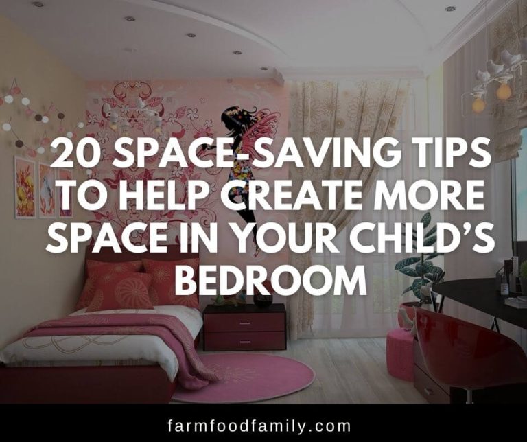 20 Space-Saving Tips to Help Create More Space in Your Child’s Bedroom