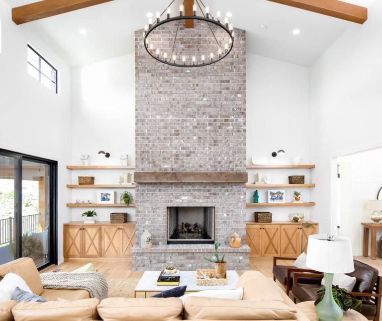 30+ Cozy Farmhouse Fireplace Ideas to Steal This Winter (2024)