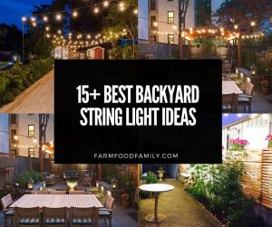 15+ Best Backyard String Light Ideas & Designs (Pictures) in 2024