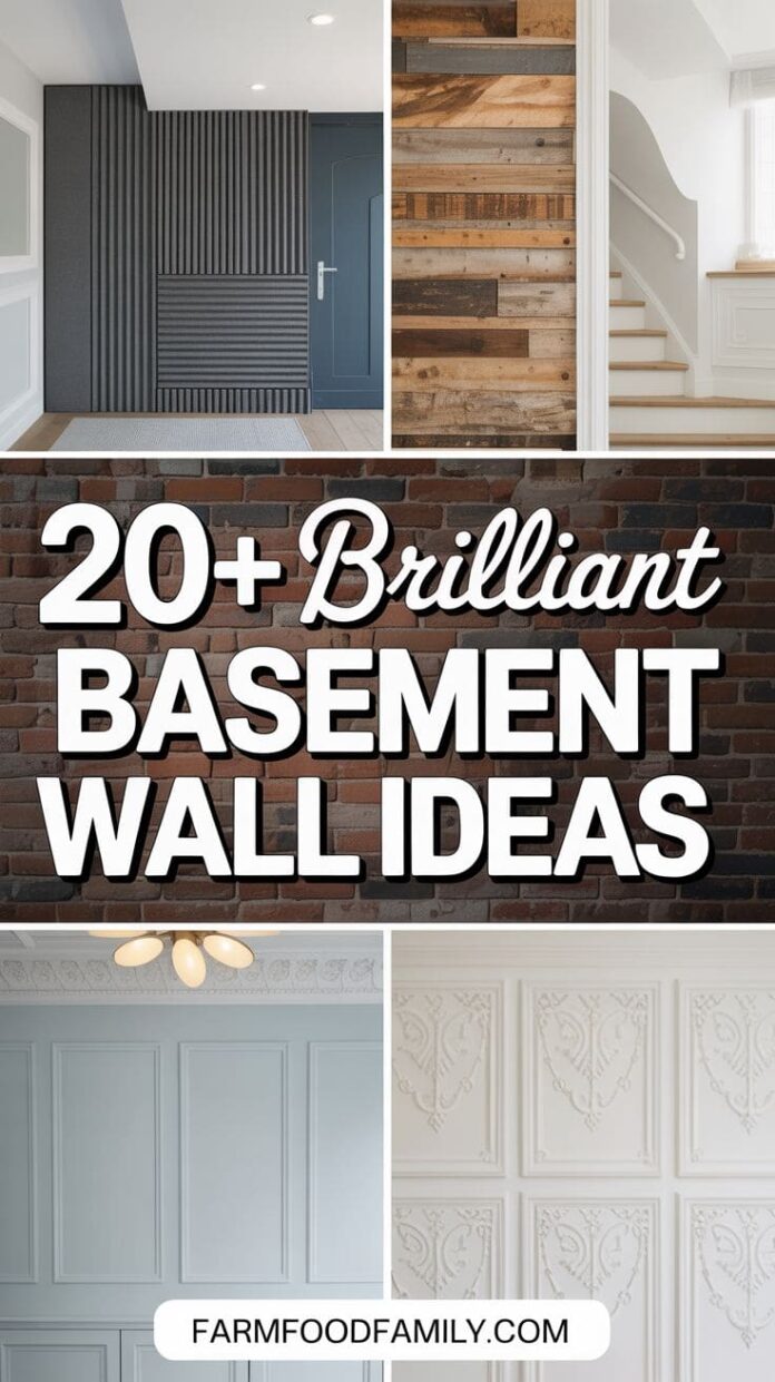 20+ Inexpensive Basement Wall Ideas and Designs (With Pictures)