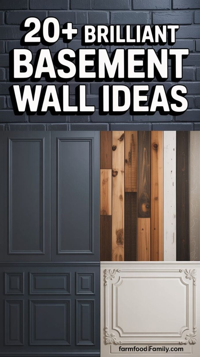 20+ Inexpensive Basement Wall Ideas and Designs (With Pictures)