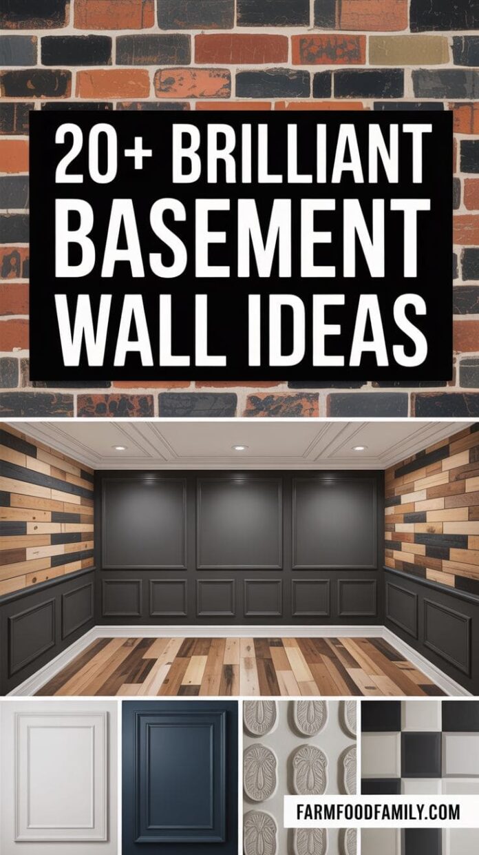 20+ Inexpensive Basement Wall Ideas and Designs (With Pictures)