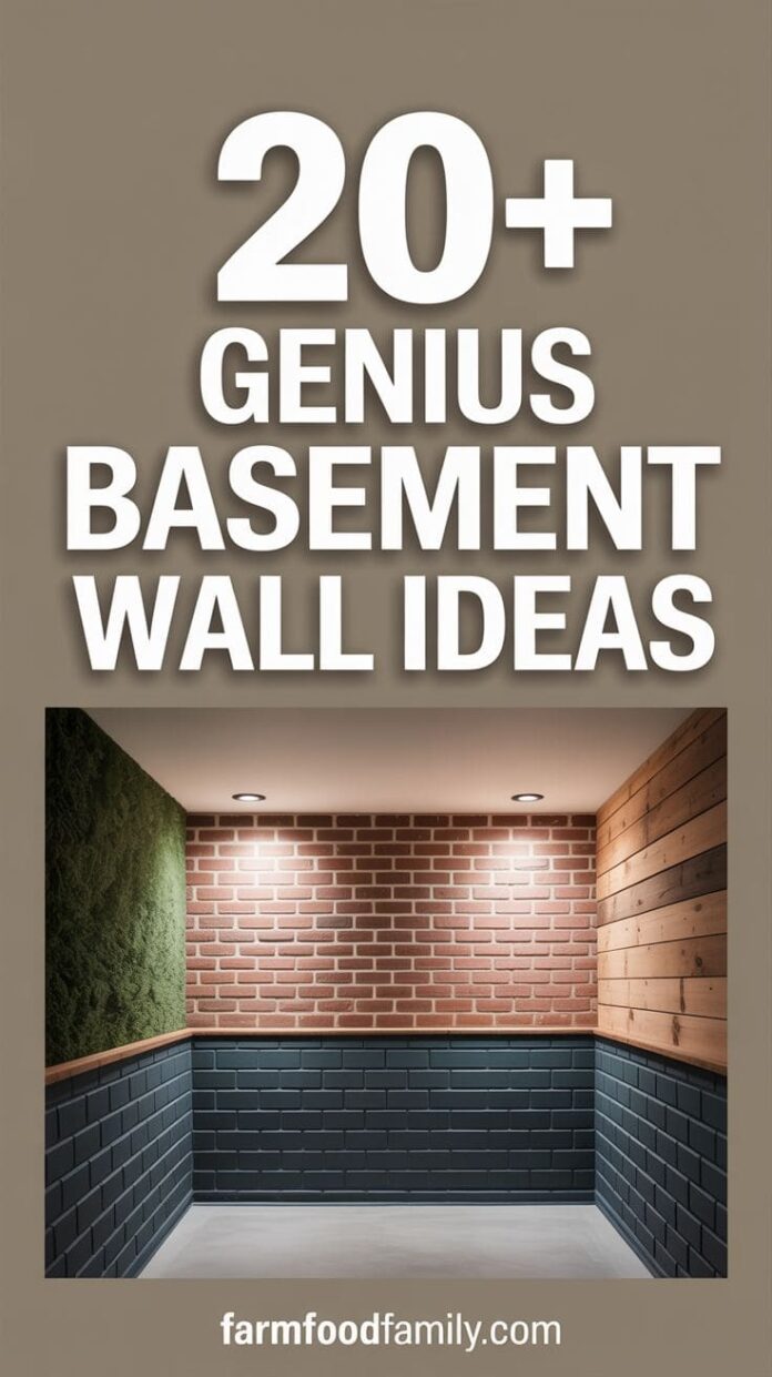 20+ Inexpensive Basement Wall Ideas and Designs (With Pictures)
