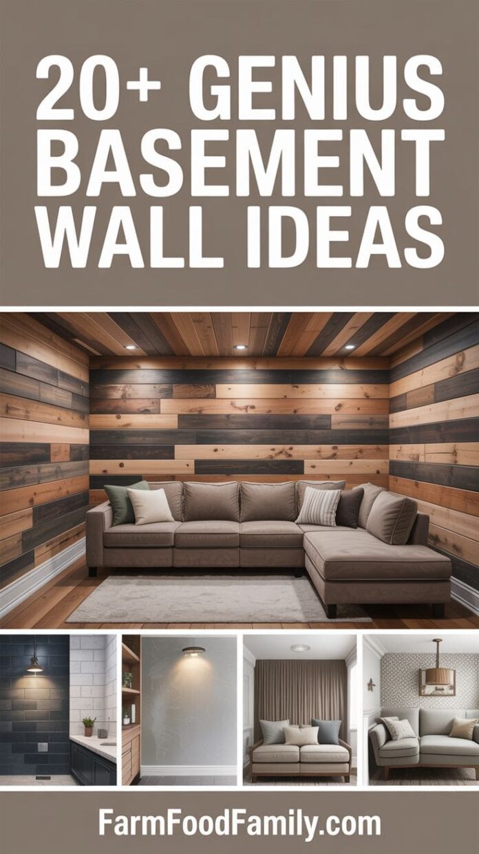20+ Inexpensive Basement Wall Ideas and Designs (With Pictures)