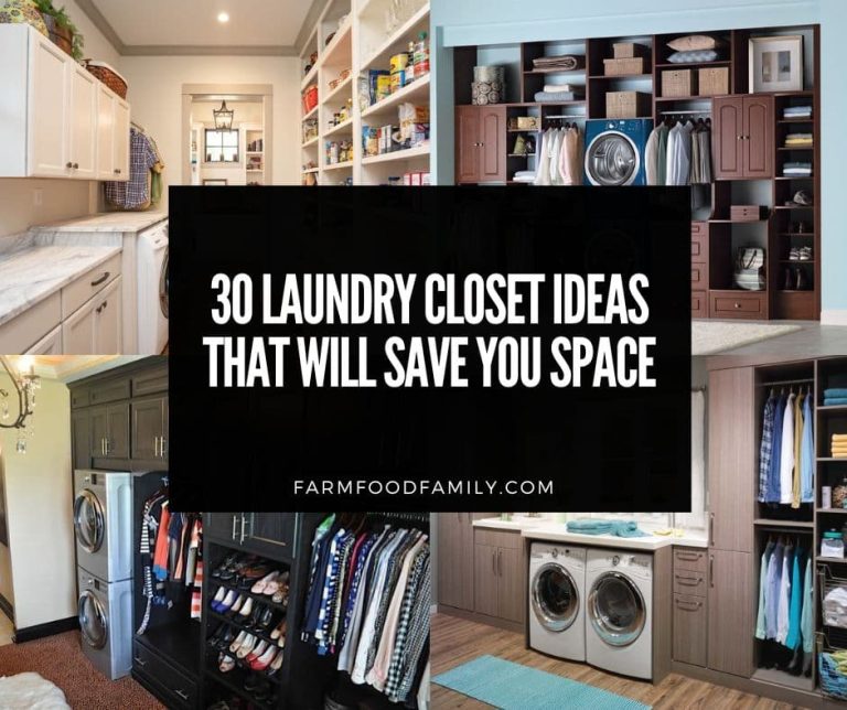 30 Laundry Closet Ideas That Will Save You Space (With Photos)