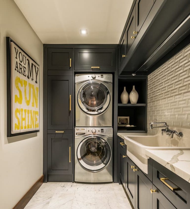 30 Laundry Closet Ideas That Will Save You Space (With Photos)