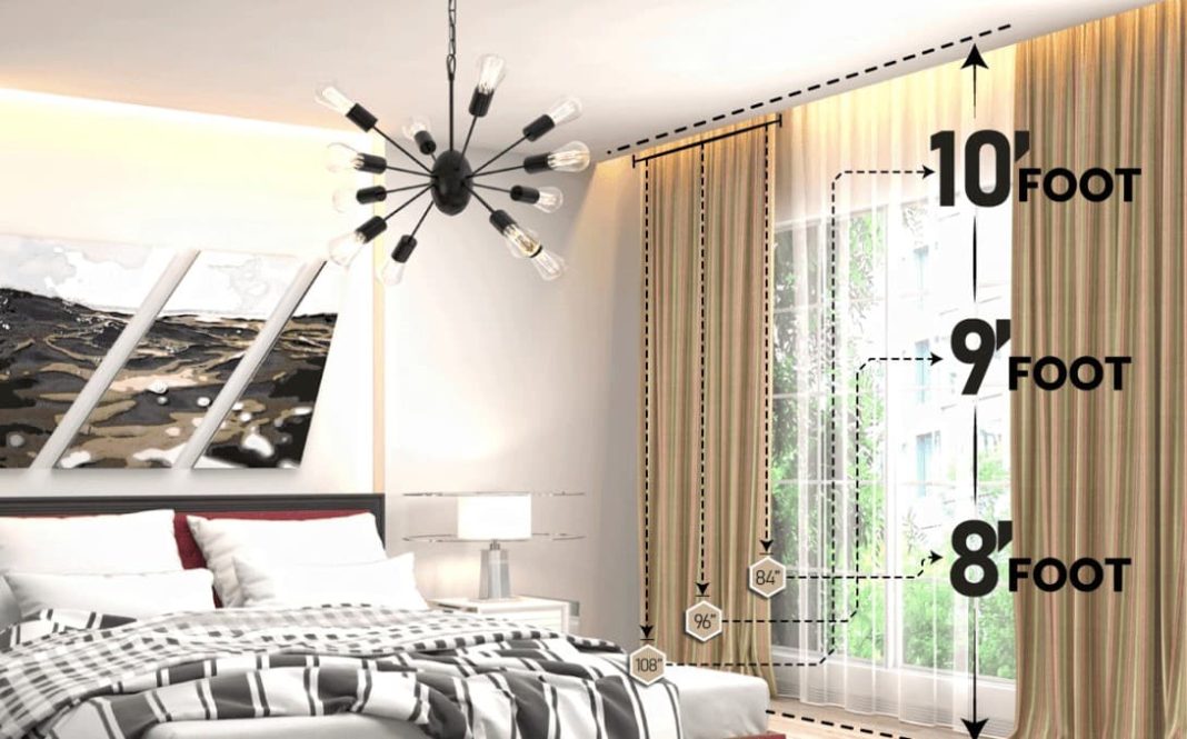 How Long Should Curtains Be For A 10-foot Ceiling? - FarmFoodFamily
