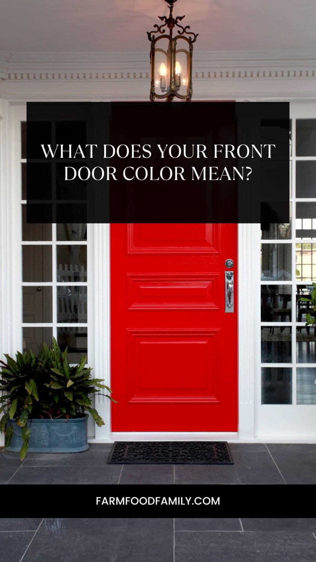 What Does Your Front Door Color Mean? (12 Options) - FarmFoodFamily