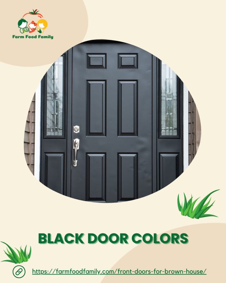 35+ Bold Front Door Colors for Brown Houses That Wow Your Neighbors 2024