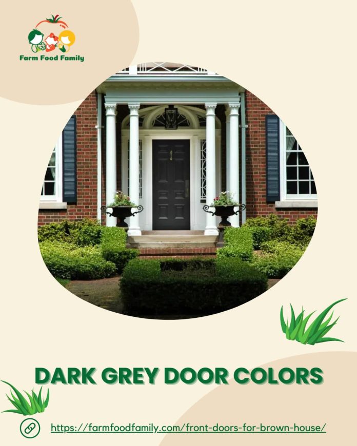 35+ Bold Front Door Colors for Brown Houses That Wow Your Neighbors 2024