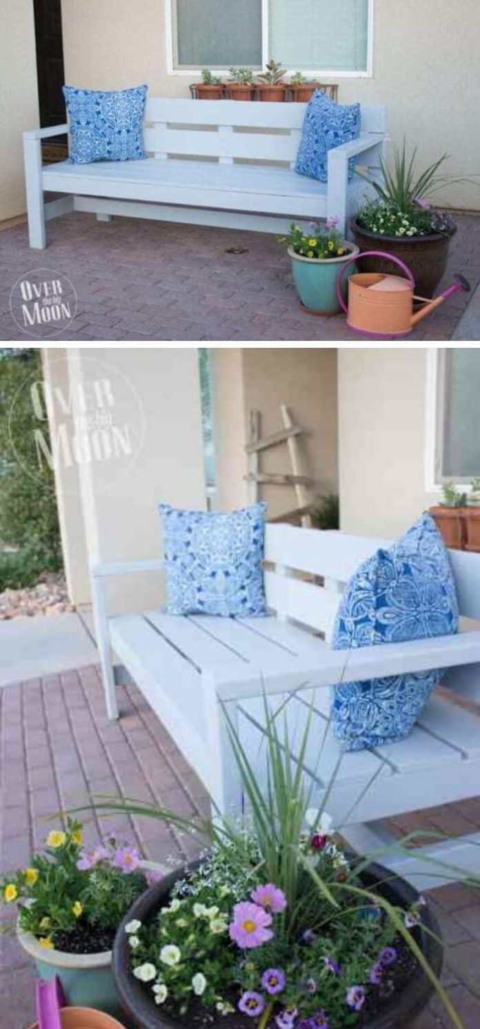 15+ Awesome & Easy DIY Outdoor Bench Ideas For Your Backyard