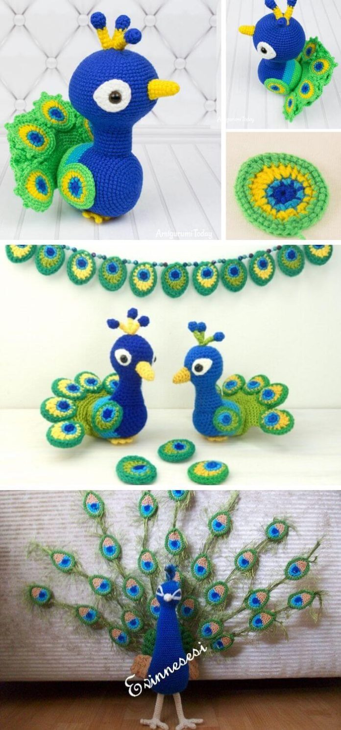 20 Best Crochet Peacock Features Free Patterns for 2024