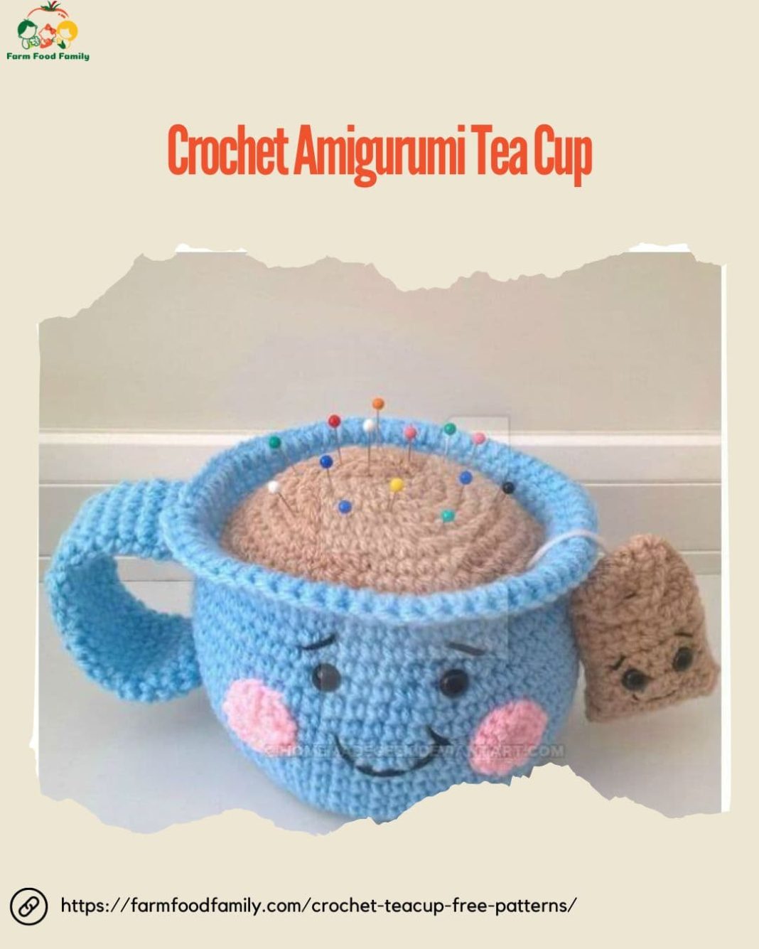 20 Crochet Teacup Free Patterns for 2024 - FarmFoodFamily