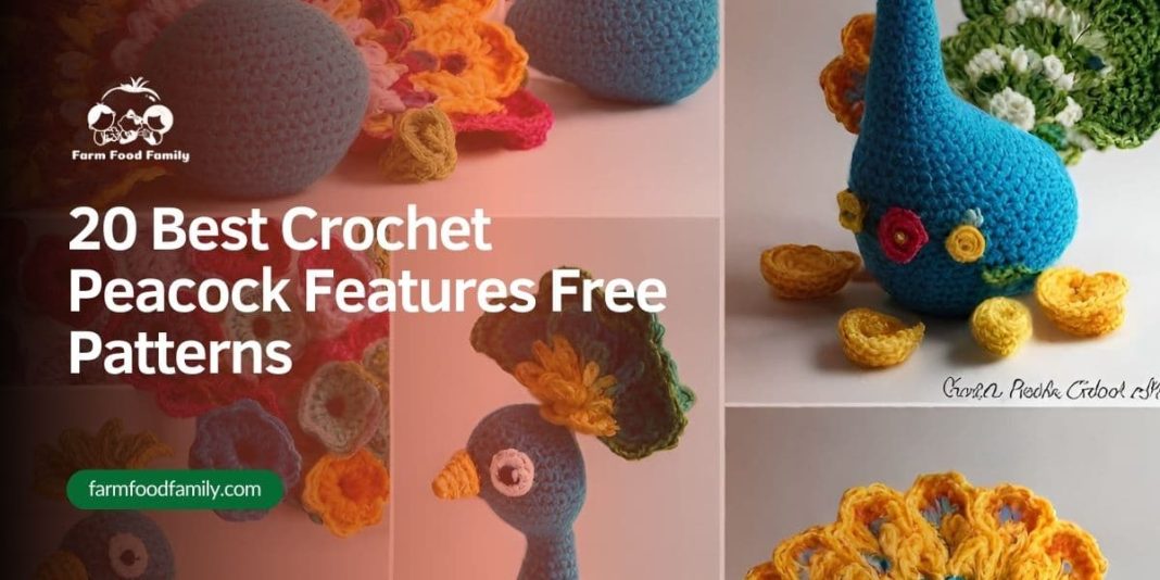 20 Best Crochet Peacock Features Free Patterns for 2024