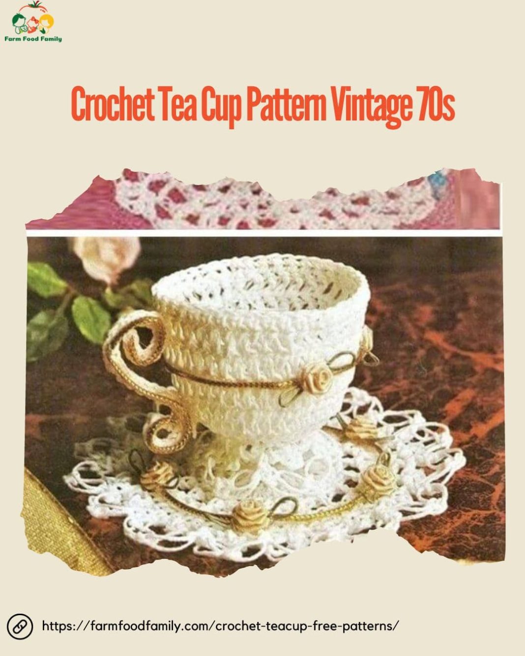 20 Crochet Teacup Free Patterns for 2024 - FarmFoodFamily