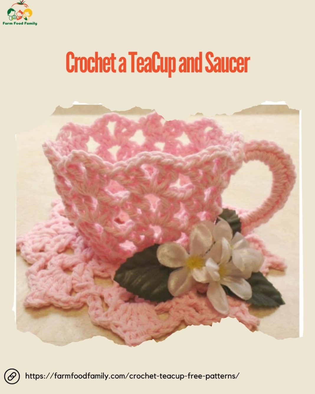 20 Crochet Teacup Free Patterns for 2024 - FarmFoodFamily