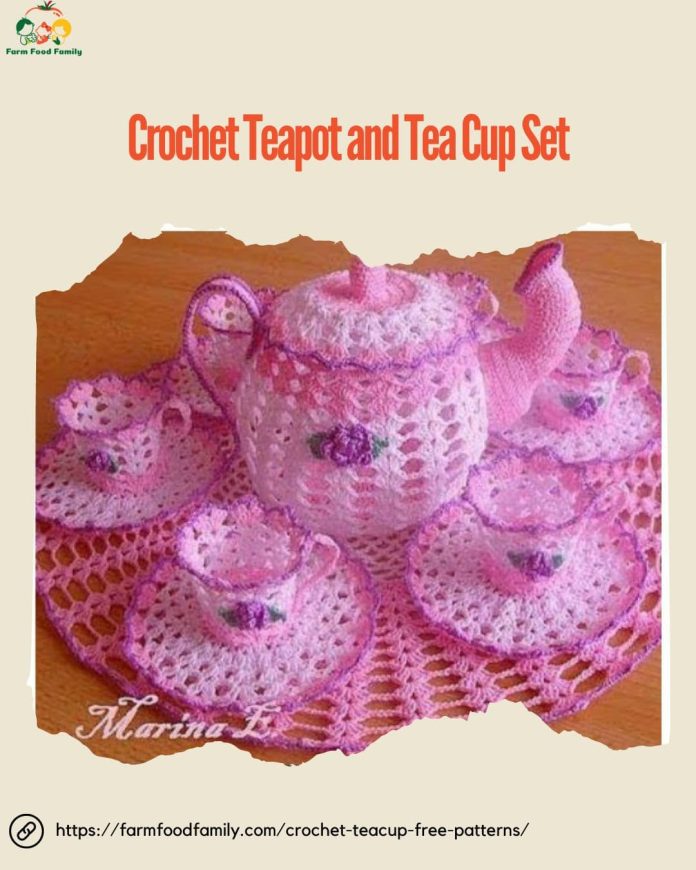 20 Crochet Teacup Free Patterns for 2024 - FarmFoodFamily