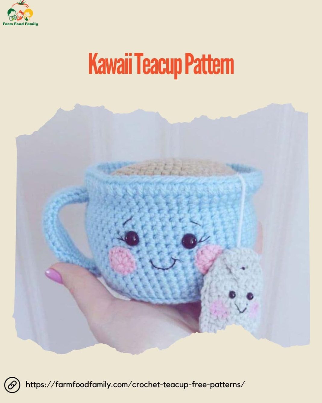 20 Crochet Teacup Free Patterns for 2024 - FarmFoodFamily