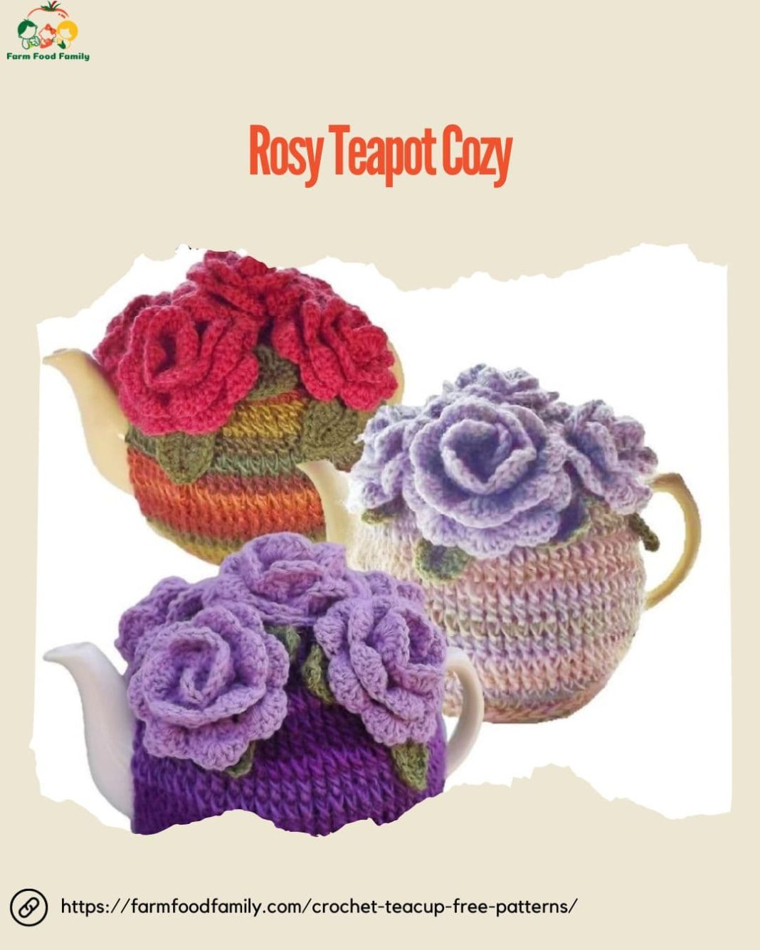 20 Crochet Teacup Free Patterns for 2024 - FarmFoodFamily