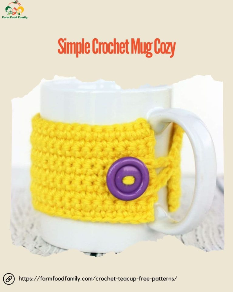 20 Crochet Teacup Free Patterns for 2024 - FarmFoodFamily