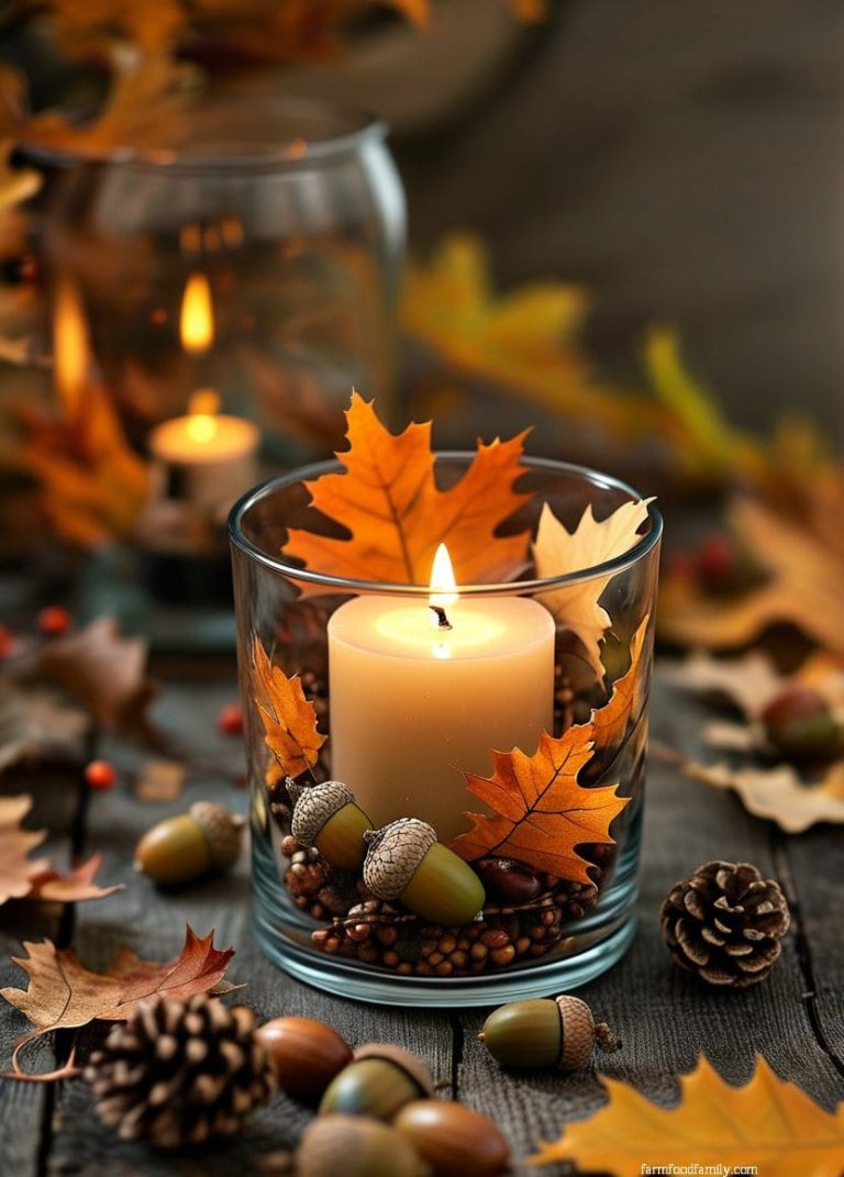 61+ Stunning Fall Candle Decorating Ideas for a Cozy Home Vibe (2024)