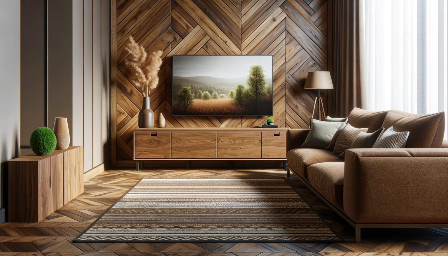 5 Stylish TV Stand Colors to Enhance Your Brown Couch Decor (2024)