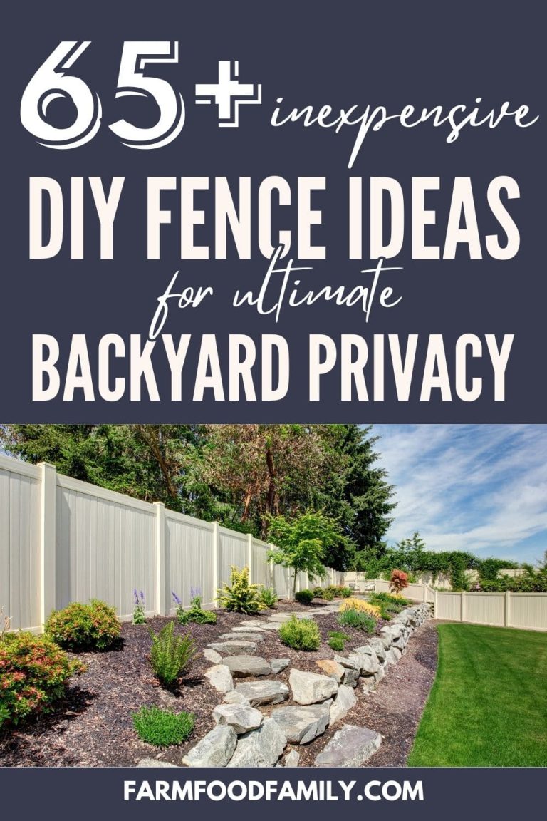 95+ Cheap and Easy DIY Fence Ideas For Your Backyard, or Privacy