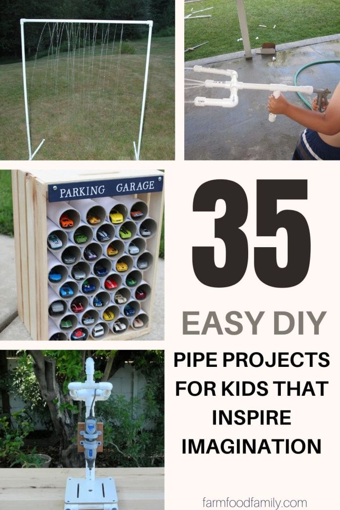 35+ Fun & Easy PVC Pipe DIY Projects For Kids To Do This Summer