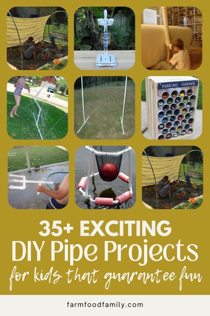 35+ Fun & Easy PVC Pipe DIY Projects For Kids To Do This Summer