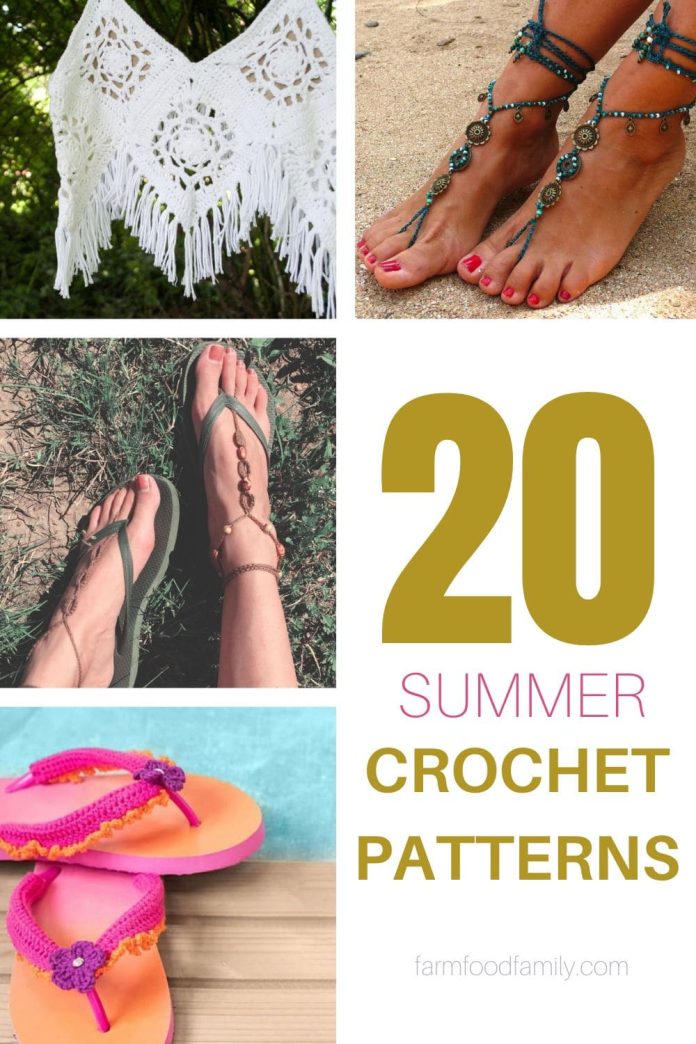 Top 20 Free Crochet Patterns for Summer 2024 - FarmFoodFamily